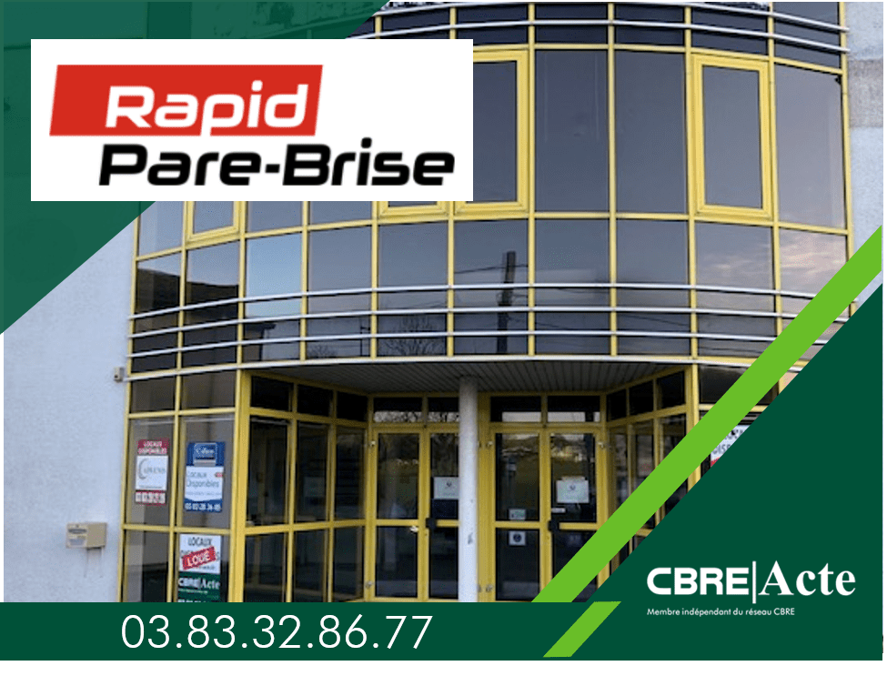 CBRE ACTE conseille et accompagne RAPID PARE-BRISE › CBRE Acte