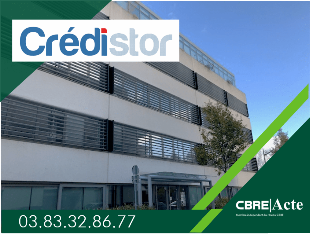 CBRE ACTE installe CREDISTOR à NANCY Rives de Meurthe › CBRE Acte